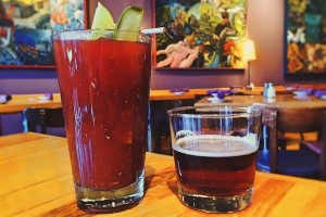 Cocktail con succo di pomodoro